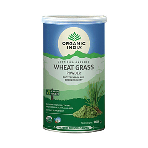 Buy Organic India Organic India Wheat Grass Powder | Supports Energy ...