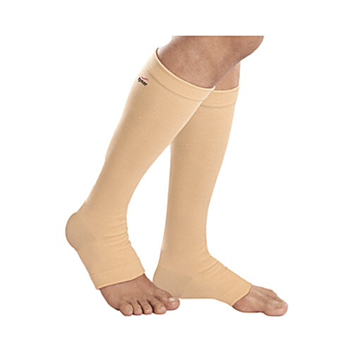 Buy Tynor Tynor Compression Stocking Below Knee Classic | Beige| Medium ...