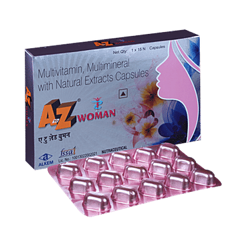 Buy A To Z A to Z Women Capsule with Multivitamins, Multiminerals ...