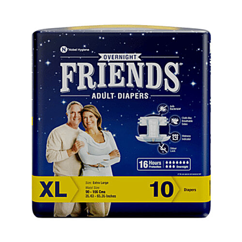 Buy Friends Friends Overnight Adult Diaper Tape XL Online at Best Price ...