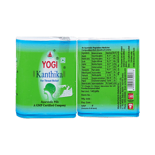 Buy Yogi Yogi Kanthika Ayurvedic Pills for Throat Relief Online at Best ...