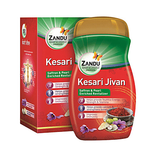 Buy Zandu Zandu Kesari Jivan Chyawanprash | For Immunity, Strength ...