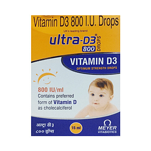 Buy Ultra Ultra-D3 800 IU Drops Online at Best Price of Rs 100 - bigbasket