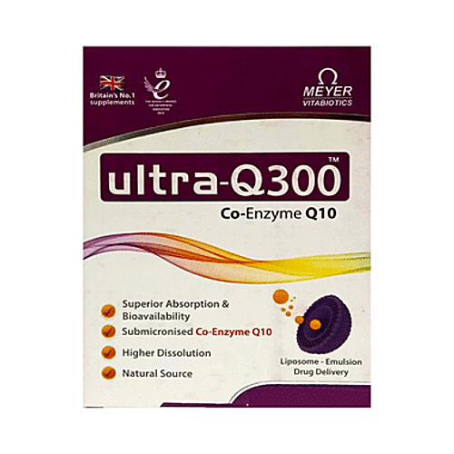 Buy Ultra-Q Ultra-Q CoQ10 300mg Soft Gelatin Capsule Online at Best ...