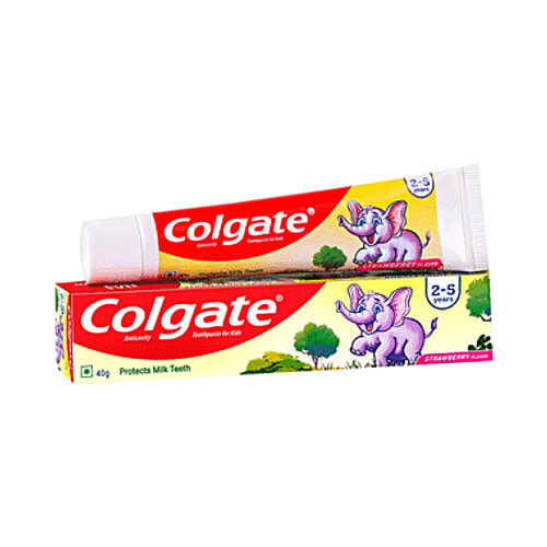 Buy Colgate Colgate Strawberry Anticavity Toothpaste for Kids | Gentle ...
