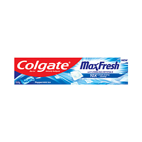 Buy Colgate Colgate Maxfresh Peppermint Ice Blue Gel Toothpaste Online ...
