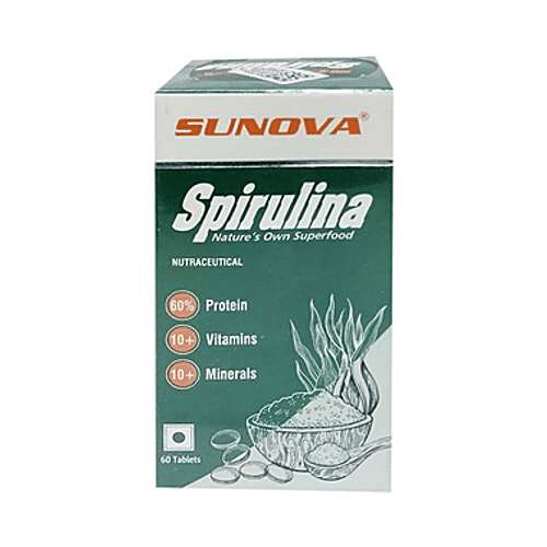 Buy Sunova Sunova Spirulina Tablet Online at Best Price of Rs 222 ...