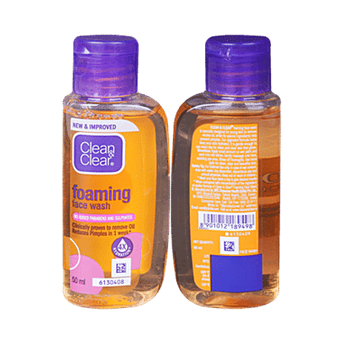 Buy Clean & Clear Clean & Clear Foaming Face Wash for Pimple Causing ...