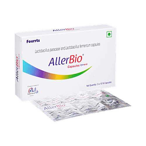 Buy Allerbio Allerbio Anti-Allergic Probiotic Capsule Online at Best ...