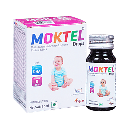 Buy Moktel Moktel Drops with DHA Online at Best Price of Rs 146 - bigbasket