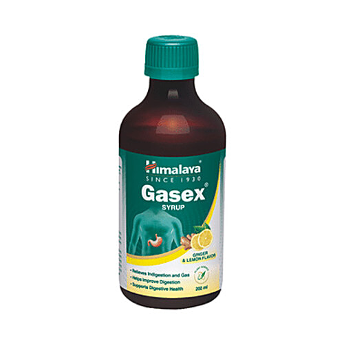Buy Himalaya Healthcare Himalaya Gasex Syrup ( Ginger Lemon Flavor ...