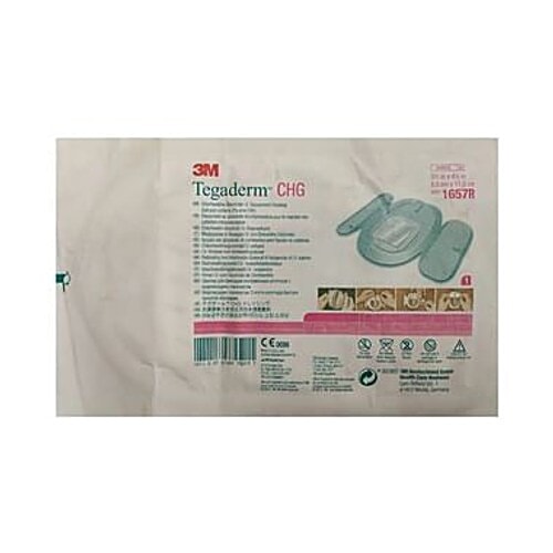 Buy 3M 3M Tegaderm CHG 1657R 8.5cm x 11.5cm Online at Best Price of Rs ...