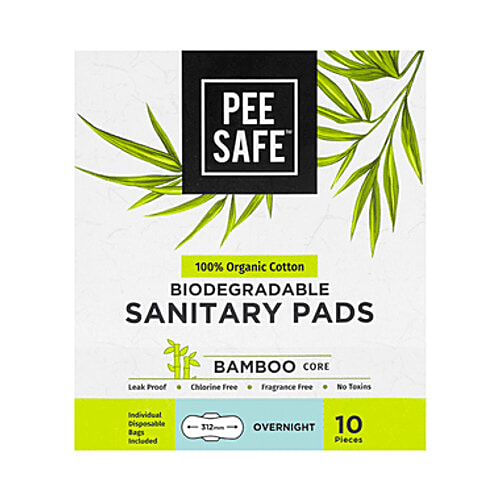 Buy Pee Safe Pee Safe 100% Organic Cotton - Biodegradable Sanitary Pads ...
