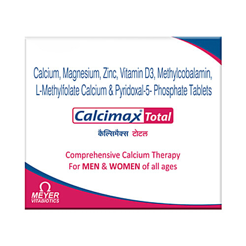 Buy Calcimax Calcimax Total Tablet for Comprehensive Calcium Therapy ...
