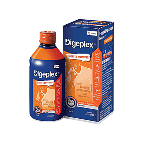 Buy Digeplex Digeplex Syrup | For Burps, Bloating, Indigestion, Gas ...