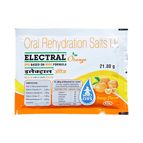 Buy Electral Electral Powder | ORS for Replenishing Body Fluids ...