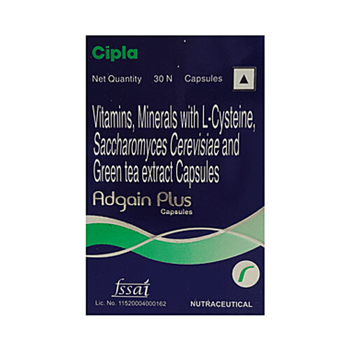 Buy Adgain Adgain Plus Healthy Hair Capsule Online at Best Price of Rs ...