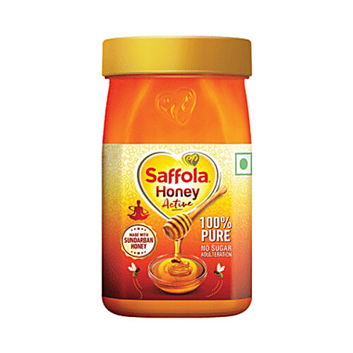 Buy Saffola Saffola Honey Active | Made with Sundarban Forest Honey ...