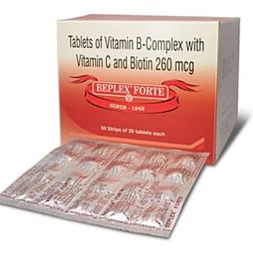 Buy Beplex Forte Beplex Forte Tablet Online at Best Price of Rs 56.85 ...