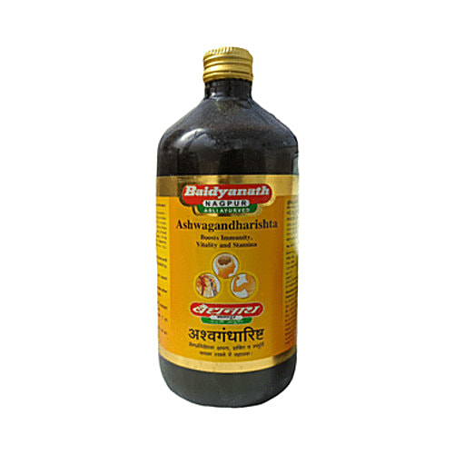 Buy Baidyanath Nagpur Baidyanath (Nagpur) Ashwagandharishta Syrup | For ...