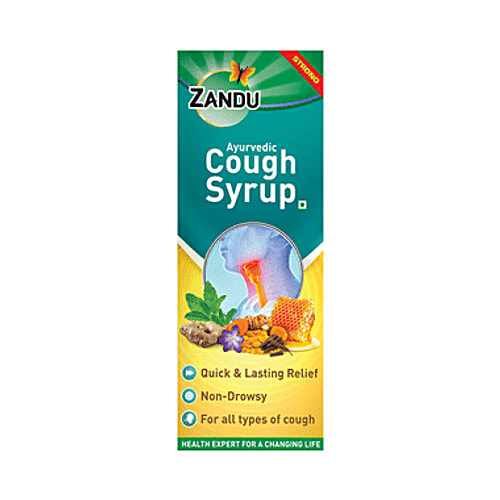Buy Zandu Zandu Ayurvedic Cough Syrup | Non-Drowsy Online at Best Price ...