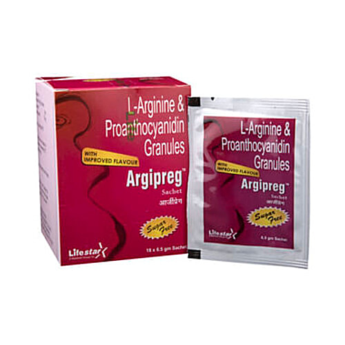 Buy Argipreg Argipreg L-Arginine & Proanthocyanidin Granules | Sugar ...