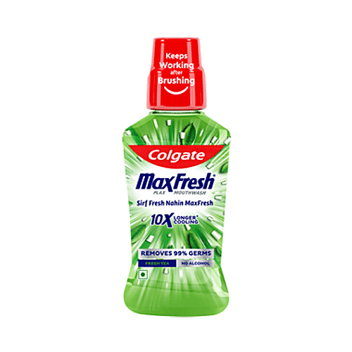 Buy Colgate Colgate Fresh Tea MaxFresh Plax Antibacterial Mouth Wash ...