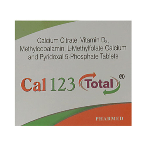 Buy Cal Cal 123 Total Tablet | Calcium & Vitamin Supplement for Bone ...