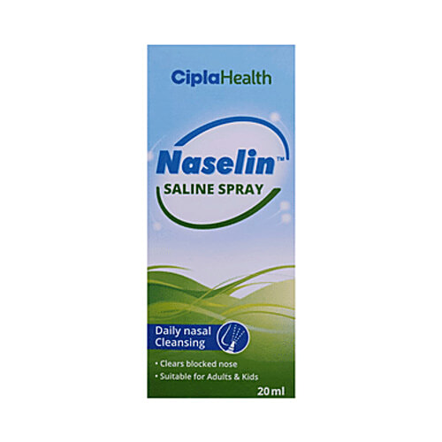 Buy Naselin Naselin Saline Nasal Cleaning Spray for Adults & Kids ...