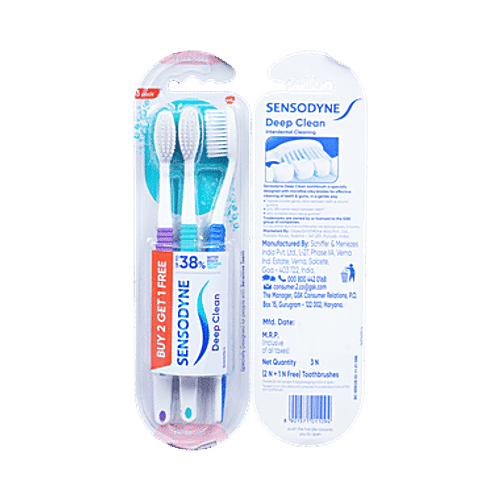 Buy Sensodyne Sensodyne Deep Clean Toothbrush | Buy 2 Get 1 Free Online ...