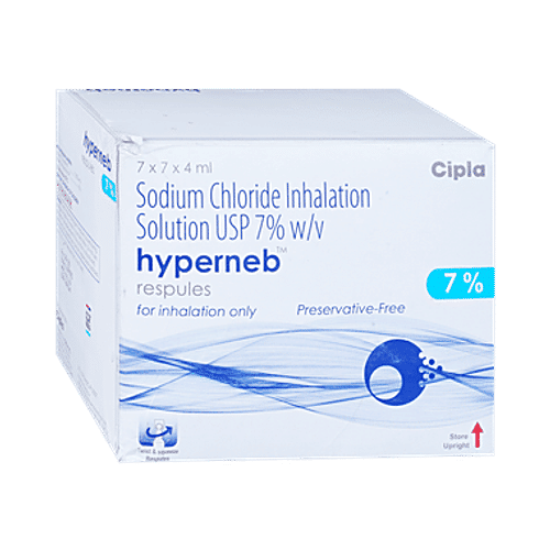Buy Hyperneb Hyperneb 7% Respules (4ml Each) Online at Best Price of Rs ...