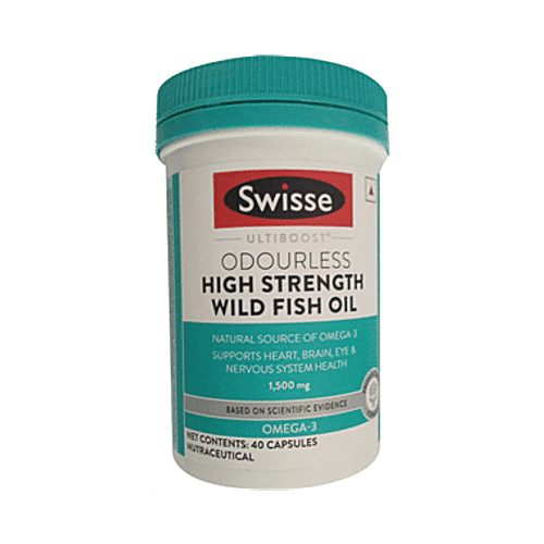 Buy Swisse Swisse Ultiboost Odourless High Strength Wild Fish Oil ...
