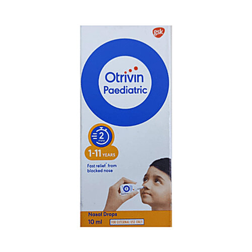 Buy Otrivin Otrivin Paediatric 0.05% w/v Nasal Drops for Fast Relief ...