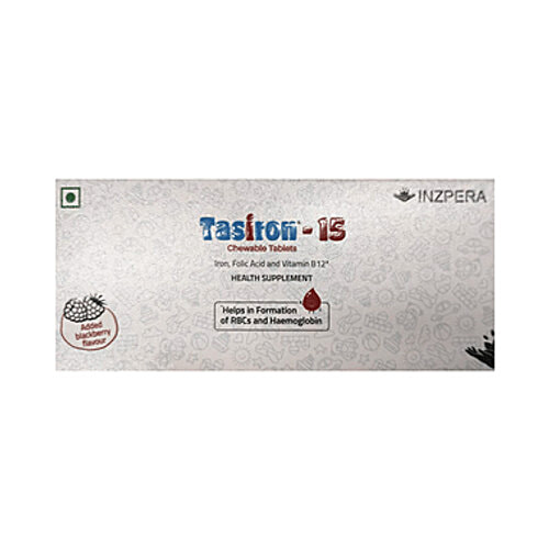 Buy Tasiron Tasiron 15 Chewable Tablet Blackberry Online at Best Price ...