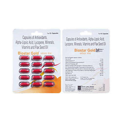 Buy Biostar Gold Biostar Gold Capsule Online at Best Price of Rs 216 ...