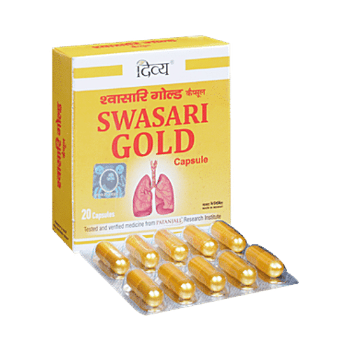 Buy Patanjali Divya Patanjali Divya Swasari Gold Capsule | For ...