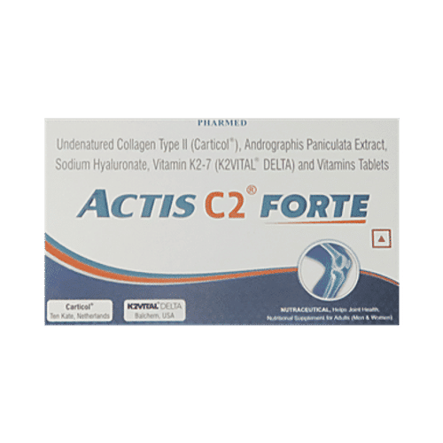 Buy Actis C Actis C2 Forte Tablet | Collagen & Hyaluronic Acid for ...