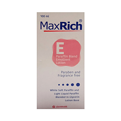 Buy Maxrich Maxrich E Lotion with Soft Paraffin & Light Liquid Paraffin ...