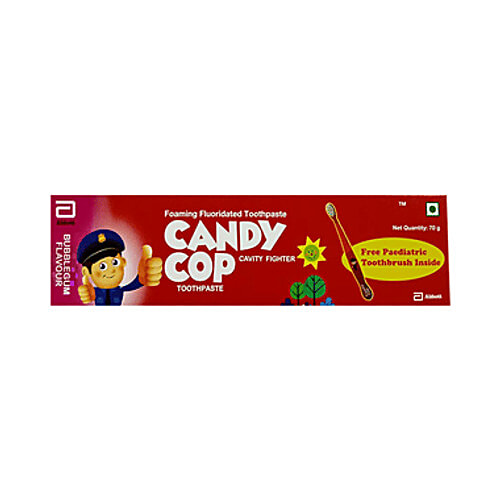 Buy Candy Cop Candy Cop Foaming Fluoridated Toothpaste Bubblegum with ...