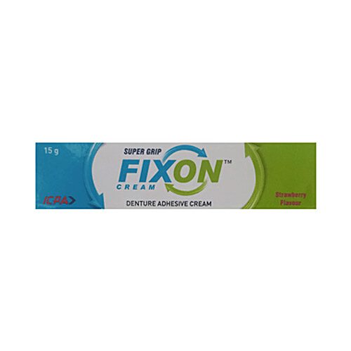 Buy Fixon Fixon Denture Adhesive Cream | Flavour Strawberry Online at ...