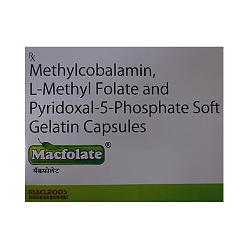 Buy Macfolate Macfolate Soft Gelatin Capsule Online at Best Price of Rs ...