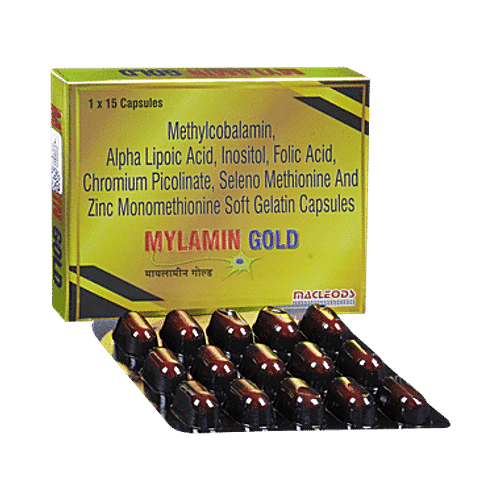 Buy Mylamin Mylamin Gold Soft Gelatin Capsule Online at Best Price of ...