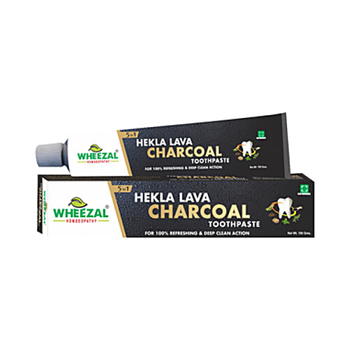 Buy Wheezal Wheezal Hekla Lava Charcoal Toothpaste Online at Best Price ...