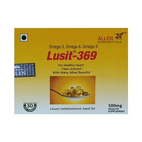 Buy Allen Nutraceutical Allen Nutraceutical Lusit 369 with Omega 3-6-9 ...