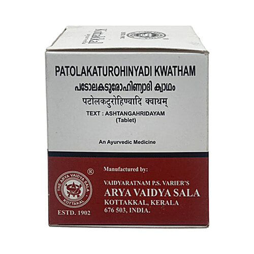 Buy Kottakkal Ayurveda Kottakkal Ayurveda Patolakaturohinyadi Kwatham Tablet Online at Best ...