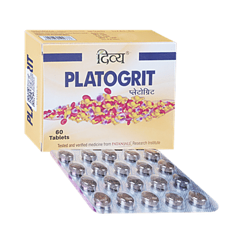 Buy Patanjali Divya Patanjali Divya Platogrit Tablet Online at Best ...