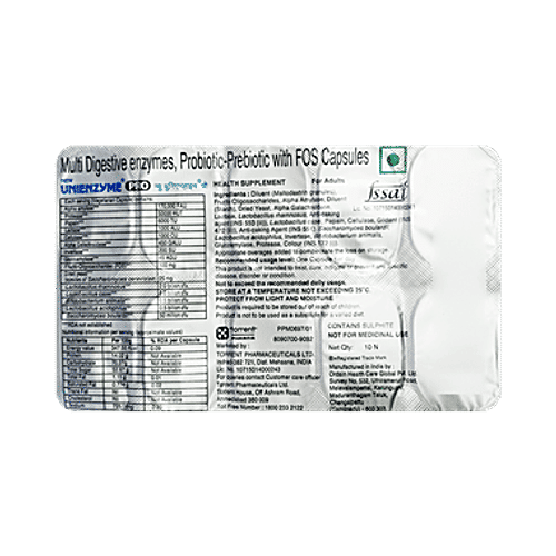Buy UNIENZYME New Unienzyme Pro Capsule | Pre & Probiotic Supplement ...