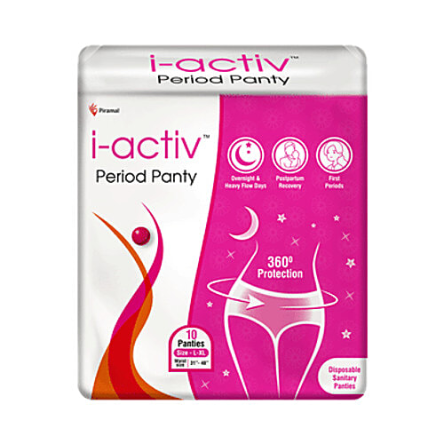 Buy i-activ i-activ Period Panty L-XL Online at Best Price of Rs 220 ...