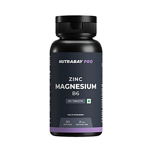 Buy Nutrabay Nutrabay Zinc Magnesium B6 Tablet Online at Best Price of ...