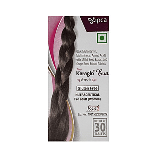 Buy Keraglo Keraglo Eva Tablet for Adult Women | Hair Fall Treatment ...